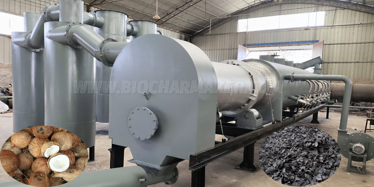 How To Make Coconut Shell Charcoal | Equipment | Economical